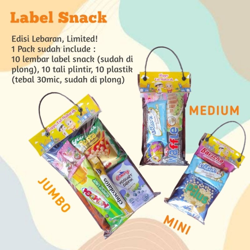 Snack Labels || Label Package - Plastic - Twisted Rope | Shopee Philippines