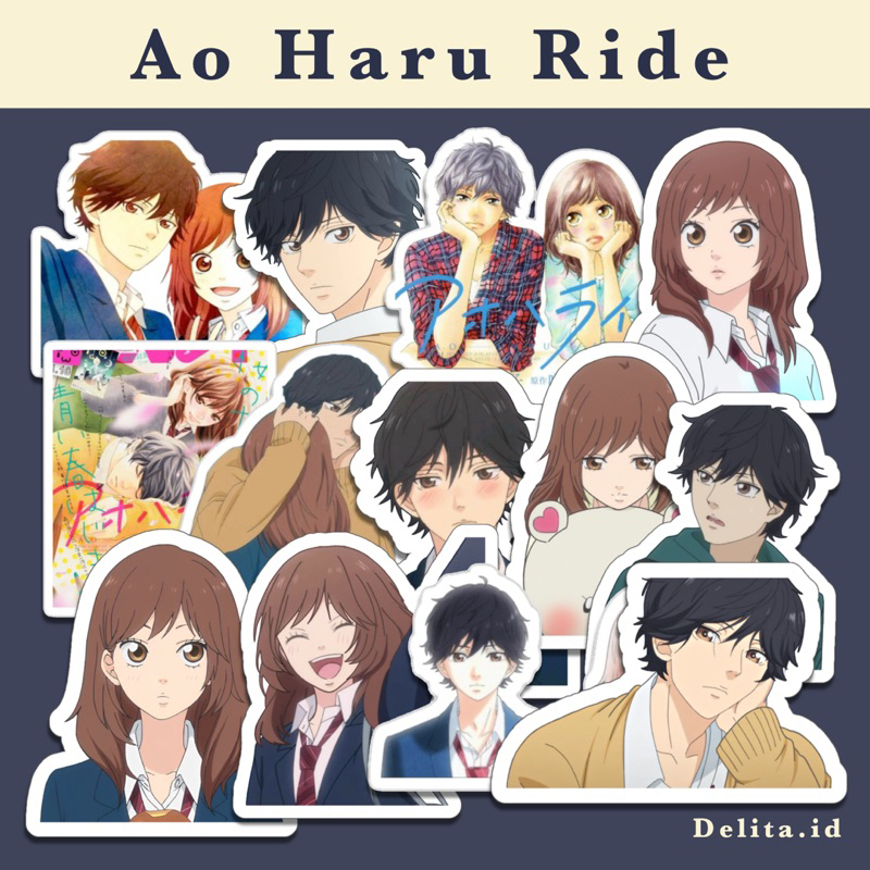 Sticker Anime Ao Haru ride Blue Spring ride Kou mabuchi futaba Anime ...
