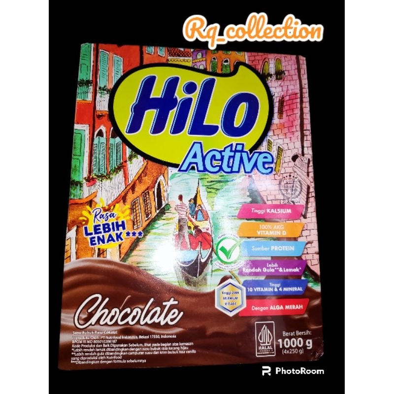 Hilo Active chocolate flavor 1000gr / hilo chocolate flavored milk ...