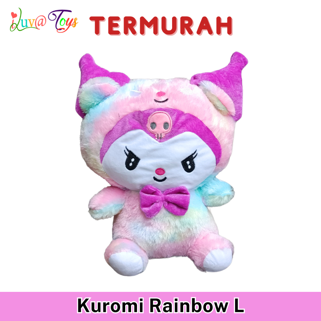 Kuromi rainbow Doll kuromi Doll Colorful sanrio Doll Cute Doll | 11574 ...