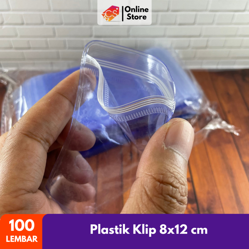 Plastic Zip Lock Plastic Clip / Clip Size 8x12cm (100 sheets) | Shopee ...