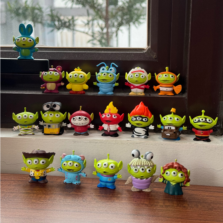 Disney PIXAR ORIGINAL TOY STORY ALIEN COSPLAY MINI FIGURES MINI Bean ...