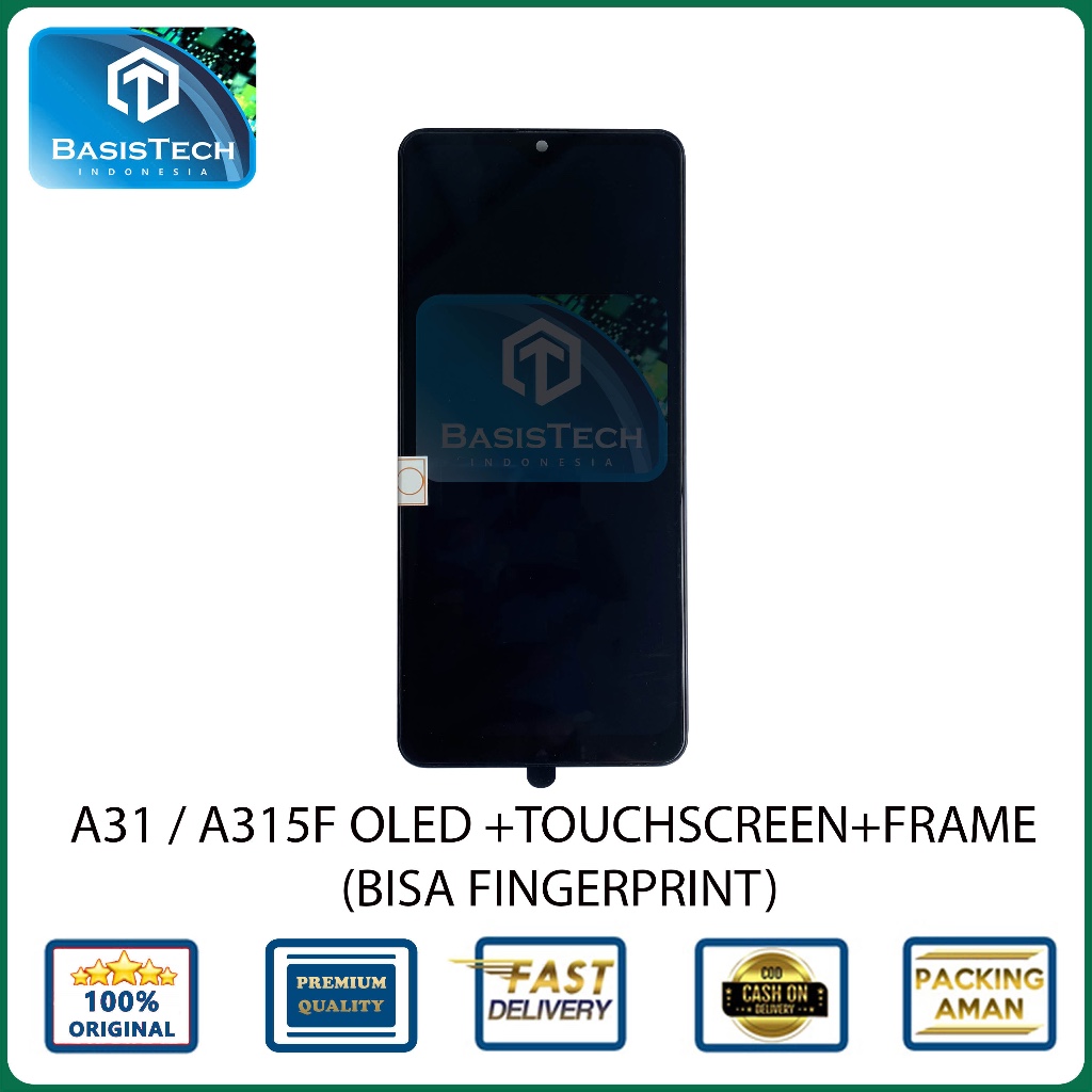 Lcd SAMSUNG A31 4G A315F SUPER OLED + TOUCHSCREEN +FRAME - CAN ...