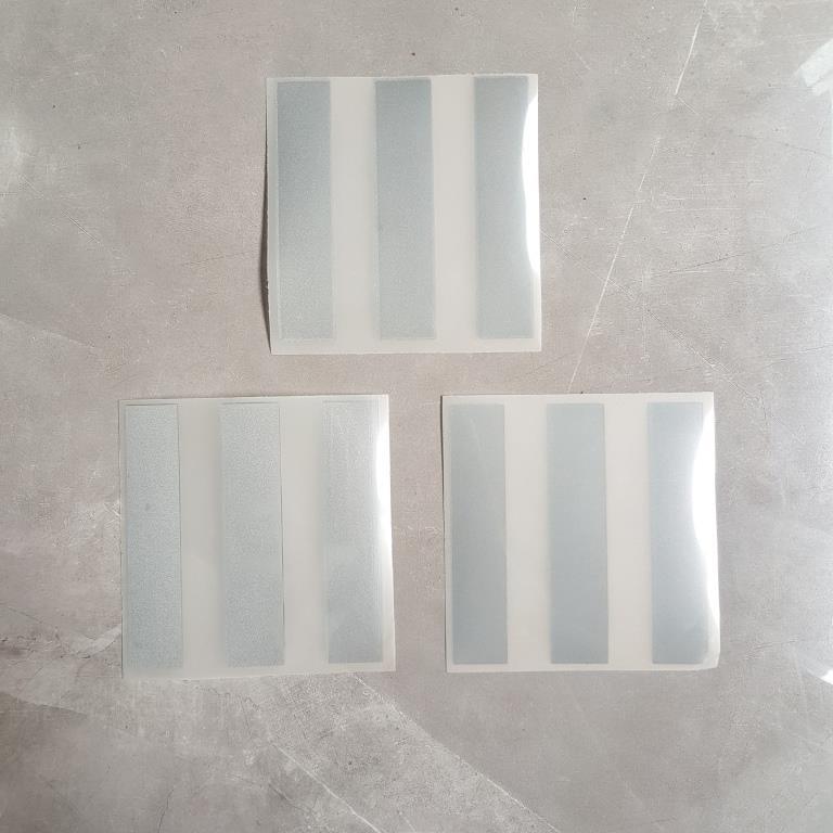 Adidas 3 Stripe Reflective Iron on Heat Transfer Iron Screen Printing ...