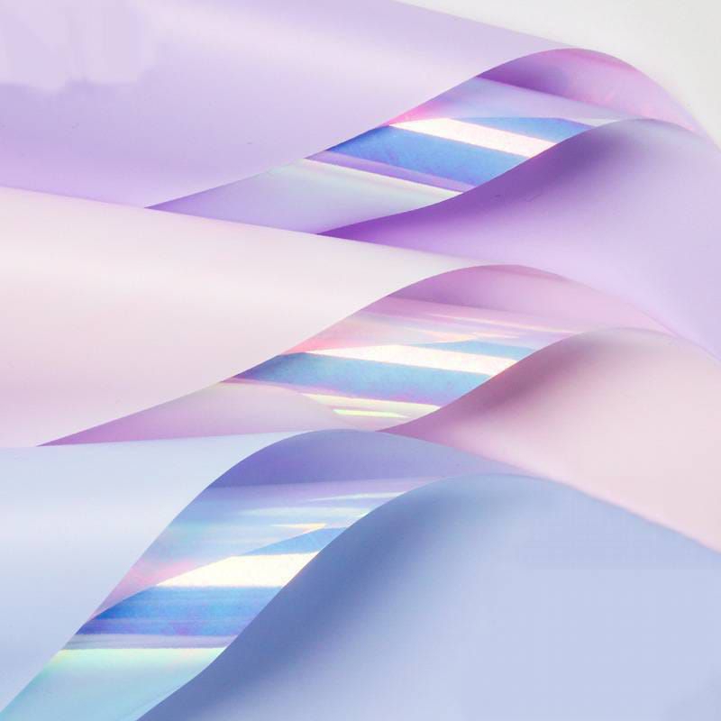 Color Holographic Cellophane Holographic Bouquet Paper Waterproof Part ...