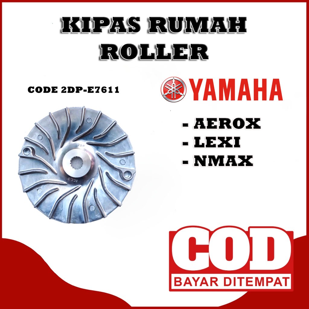 Yamaha 2DP ROLLER Housing Fan For YAMAHA AEROX Motorcycle, NMAX,LEXI ...