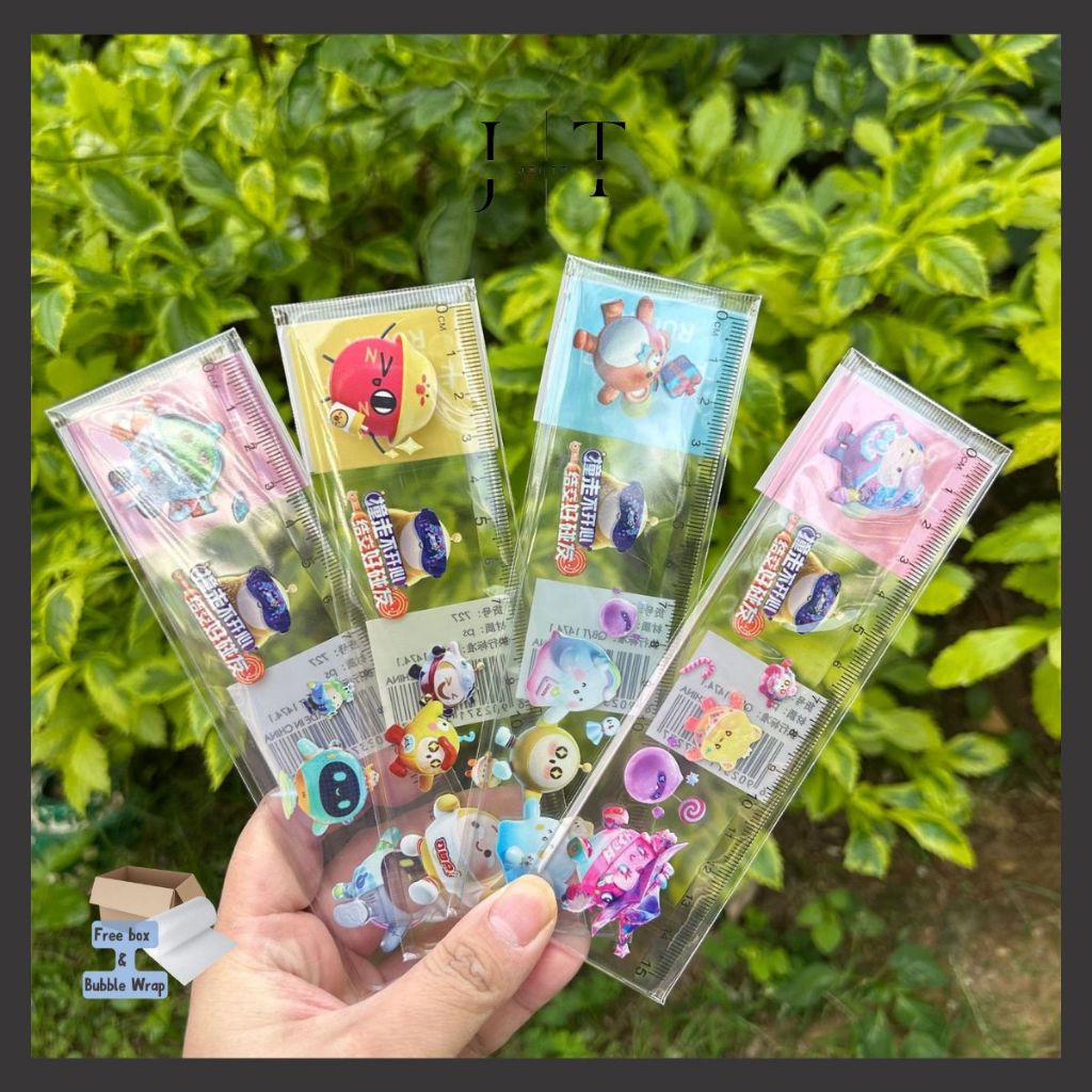 Cartoon EGG RULER | Cartoon EGG RULLER 15 CM SCHOOL RULER | Shopee ...