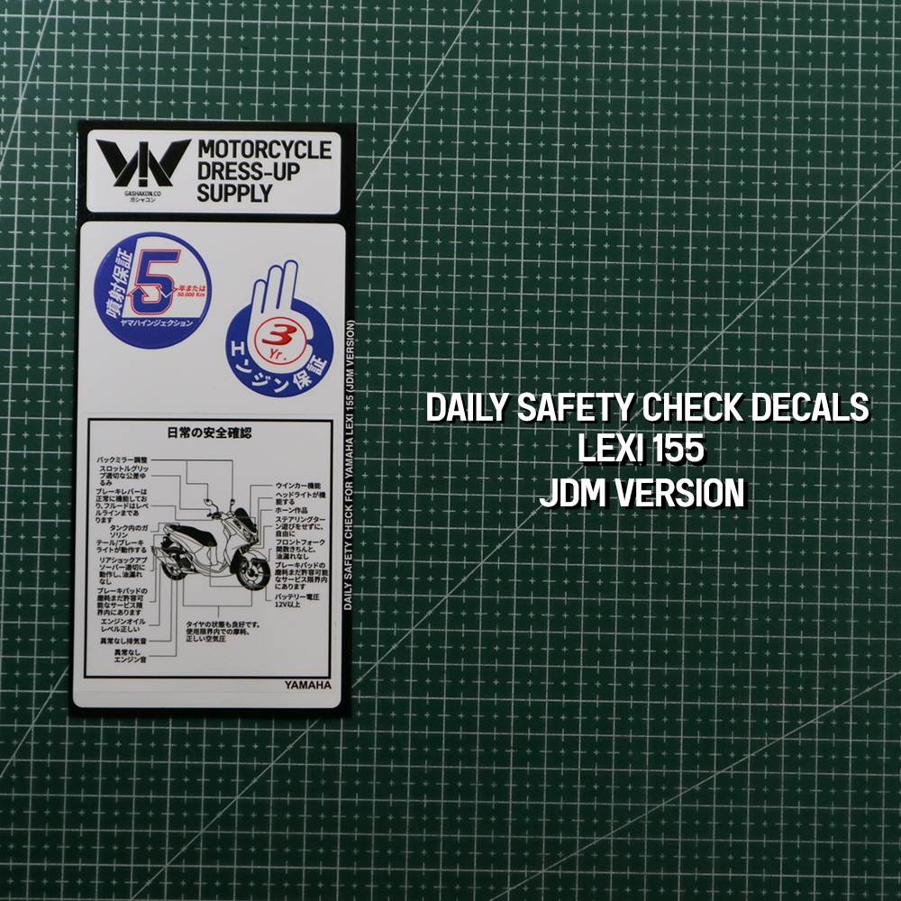Detail Sticker/Warning Decals/Sticker Warning/Complete Sticker/Daily ...