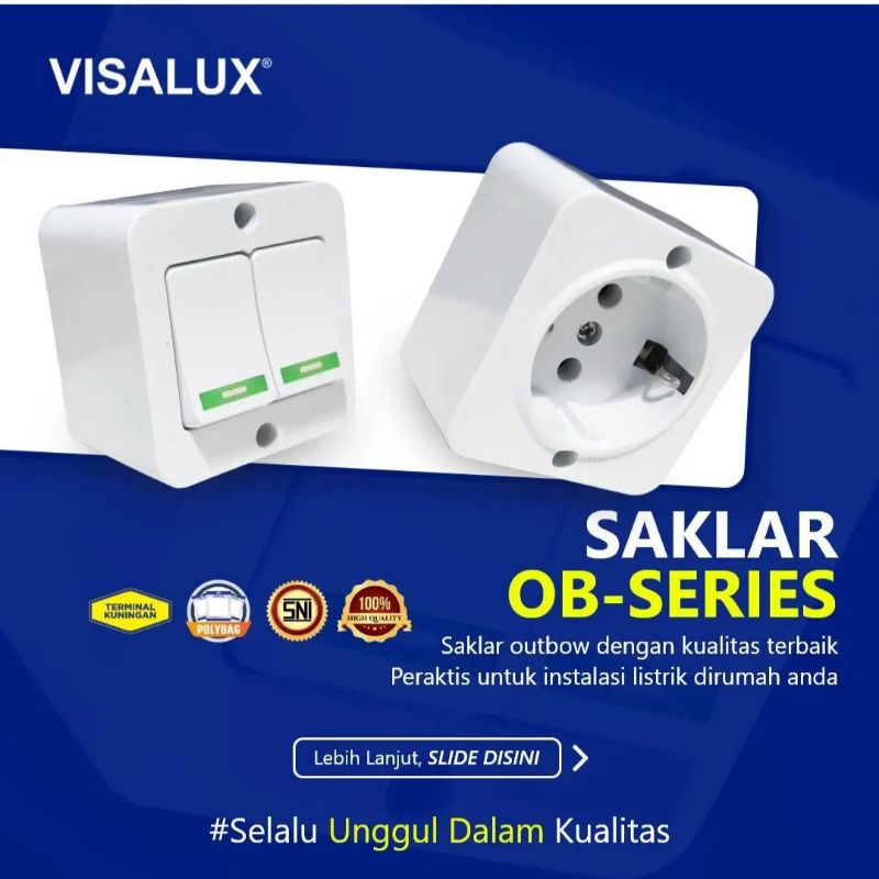 Ob Outbow Visalux Socket Switch Switch Engkel Single 1 Double Series 2 ...