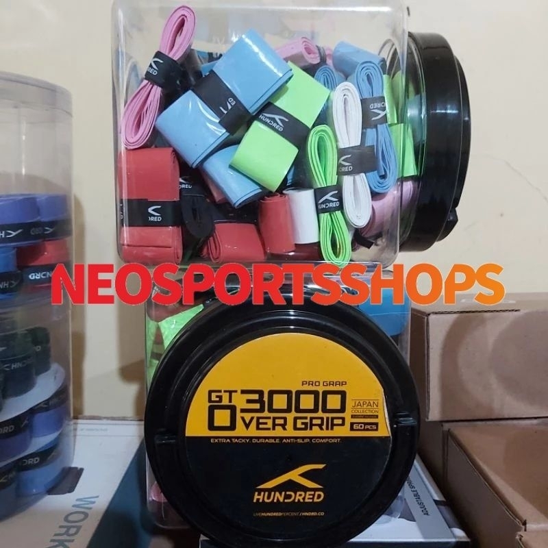 Badminton Tennis Racket Grip lining Original HUNDRED Overgrip Thin ...