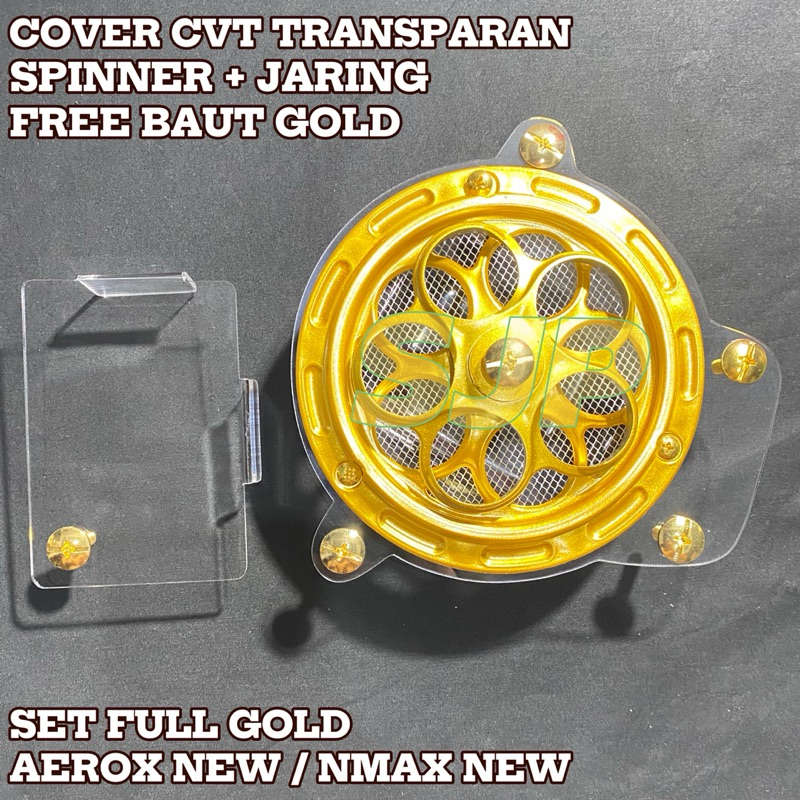 Transparent cvt cover set spinner nmax new aerox new | Shopee Philippines