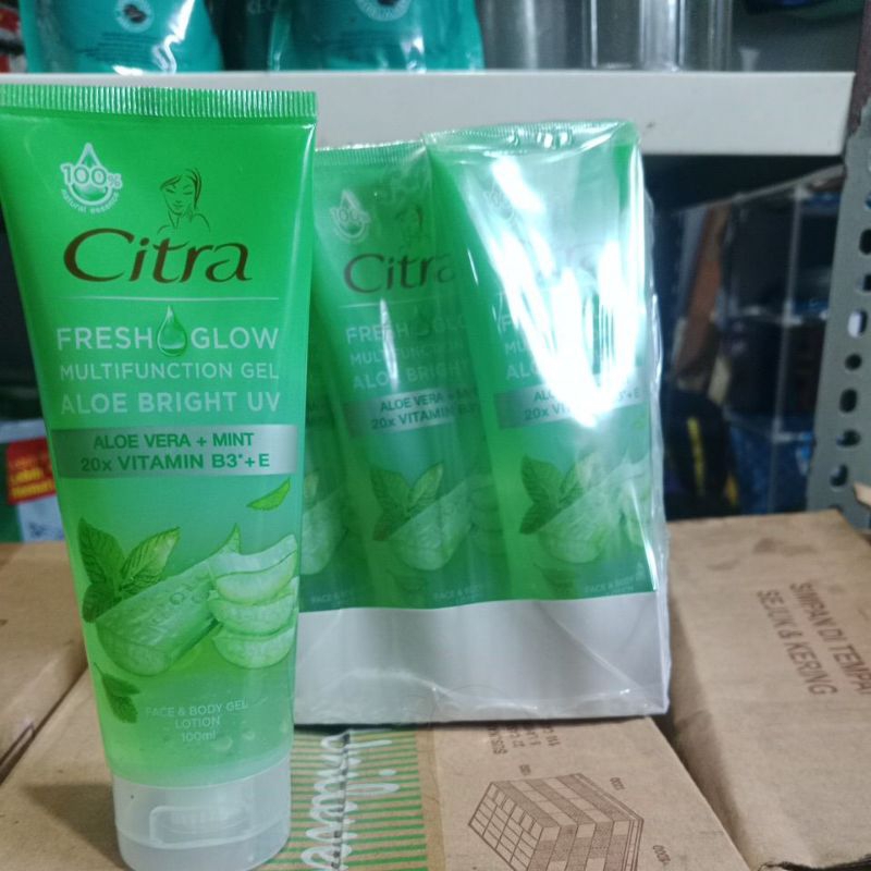 Citra Fres Glow Multifunction GEL ALoe Vera 100ml | Shopee Philippines