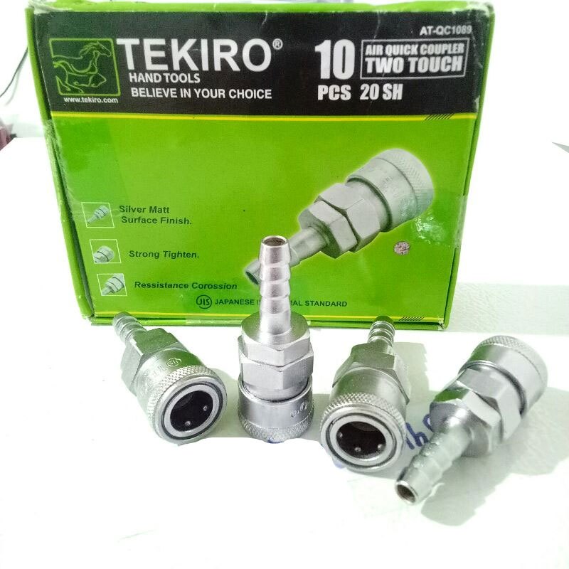 Tekiro QUICK COUPLER ANGIN SH 20 TWO TOUCH / NEPEL CONNECTION WIND HOSE ...