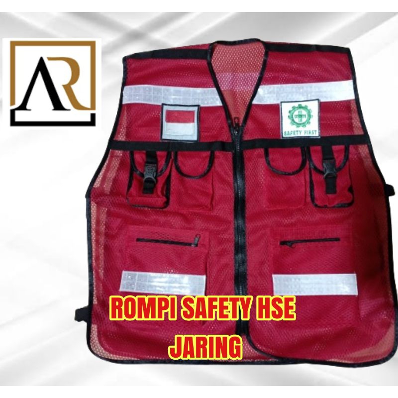 Hse Safety Vest 6 Pockets Custom Logo | Shopee Philippines
