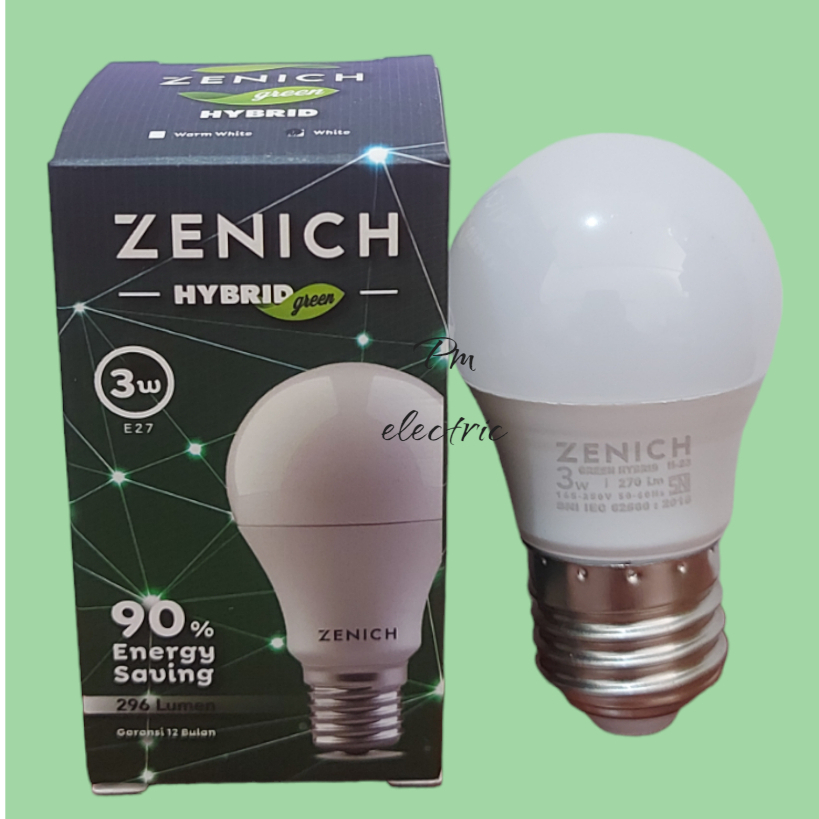 ZENICH HYBRID BULB 3 WATT LED LIGHT 1 YEAR WARRANTY | Shopee Philippines