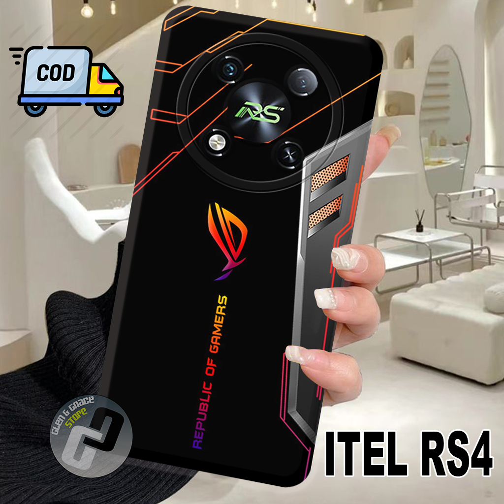 HP G24 - Latest Itel RS4 2024 Case - pro camera softcase - RG GAMER ...