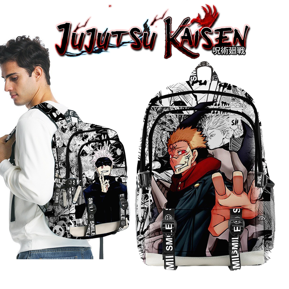Jujitsu KAISEN Teen Backpack Japanese Cartoon Character | Shopee ...