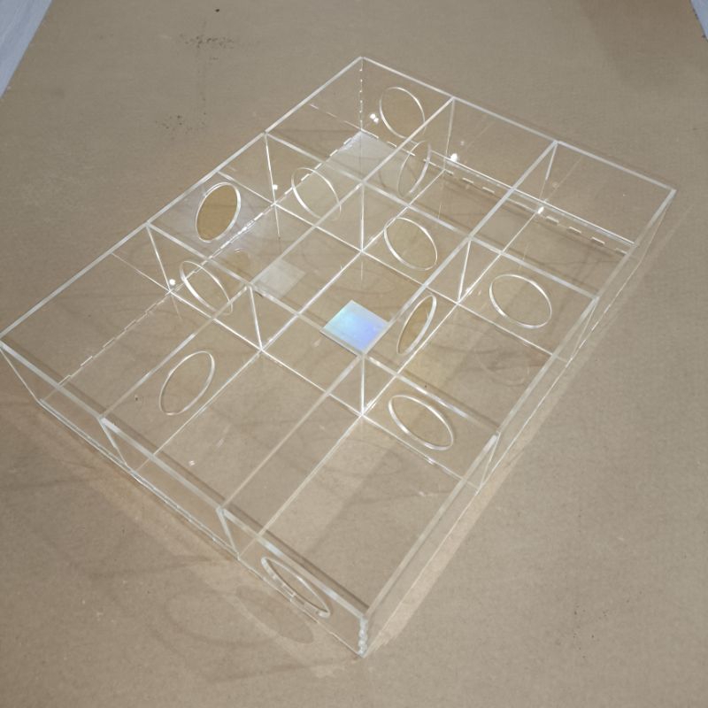 Acrylic HAMSTER MAZE MAZE Can CUSTOM Size And Partition Inside | Shopee ...
