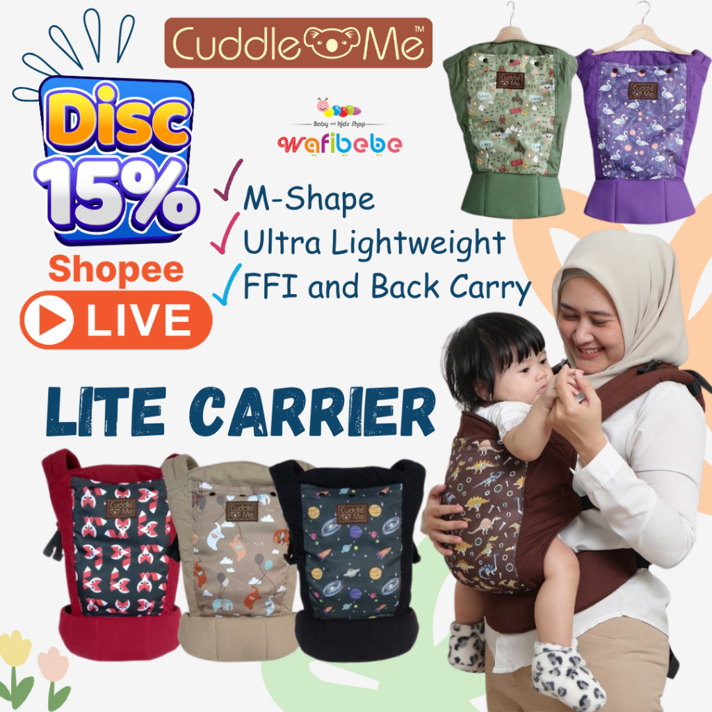 Cuddle Me Lite Carrier Ergonomic Baby Carrier SSC Original Cuddleme ...