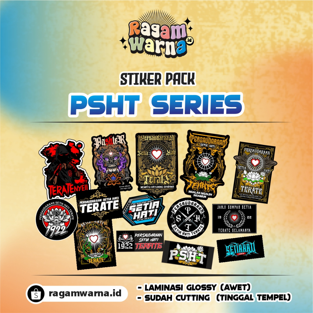 Psht Pack Stickers, Silat Stickers, Terate (14pcs) | Shopee Philippines