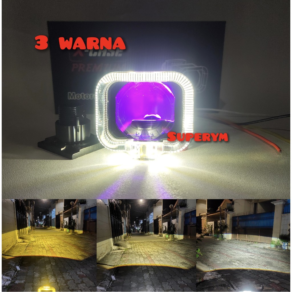 Biled Mini headlight 2 colors LASER 1.5 INCH X1 Biled Laser 1.5 INCH ...