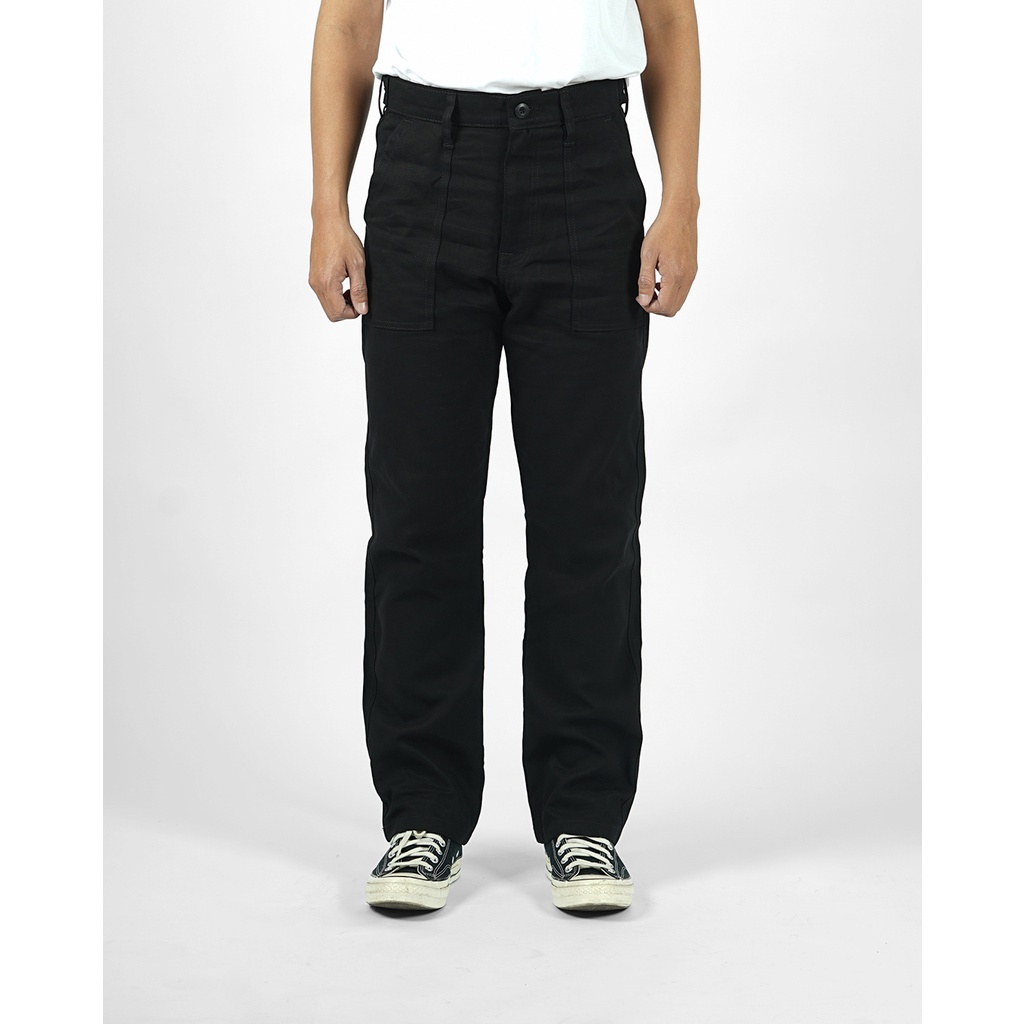 The Denim Station - DRUPADA Fatigue Black Pants (Made To Order ...