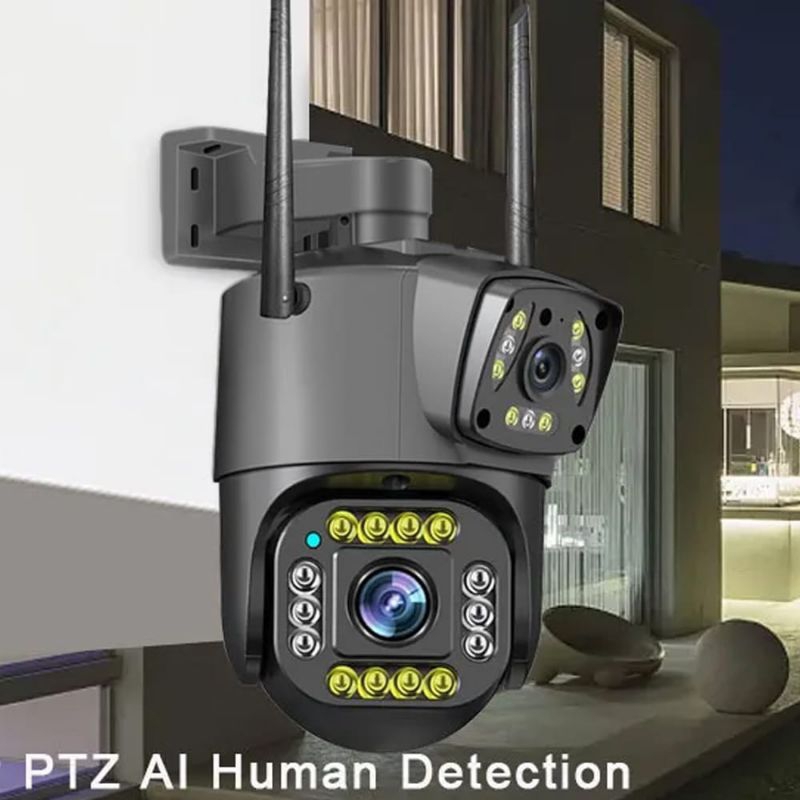 V380 Pro CCTV Camera Dual Lens Outdoor Two Way Audio WiFi IP66 4MP - SC02-W-L - Gray | Shopee ...