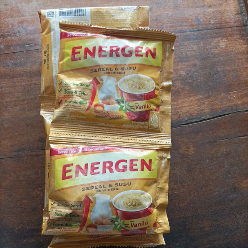 Energen Vanilla 1 Pack contains 10 Cereal and Milk Powder Drinks ...