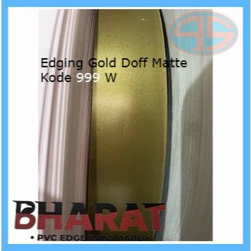 Bharat Edging GOLD Color 9990W DOVE DOFF MATTE Hpl Table Edge Coating ...