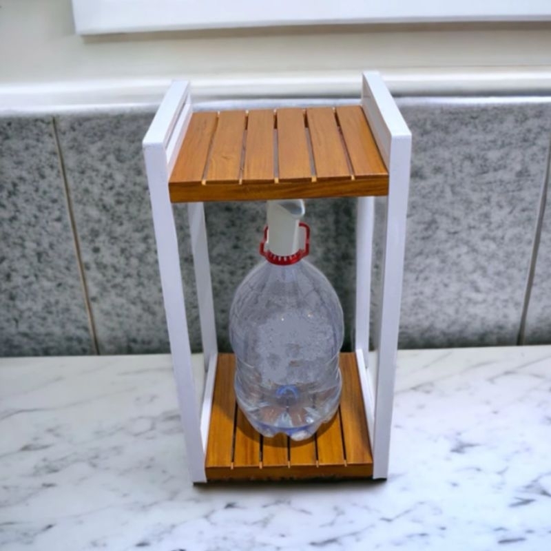 2 tier gallon rack / rice cooker table rack / dispenser rack magicom ...