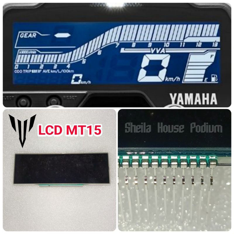 Yamaha MT15 LCD, Original, LCD for Yamaha MT15 Speedometer | Shopee ...