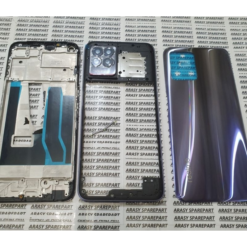 Casing Housing Casing Fullset Realme 8i Bone Frame + Bazel + Backdoor ...