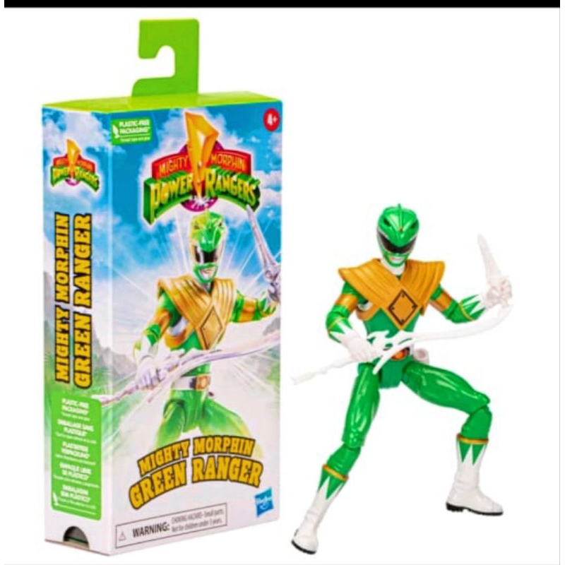 Hasbro POWER Rangers 30Th Anniversary Mighty Morphin VHS Green Original ...