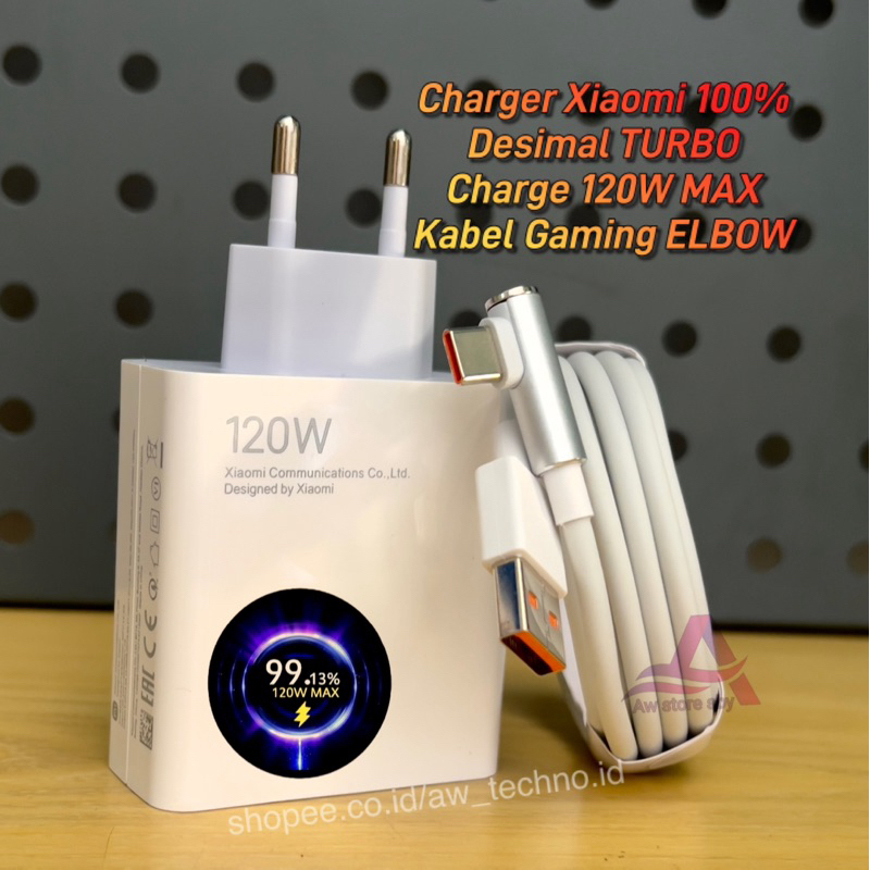 120w Max Hyper Charger TURBO Fast Charging Xiaomi Type C Gaming Cable Elbow Mi 10 11 12 Ultra ...