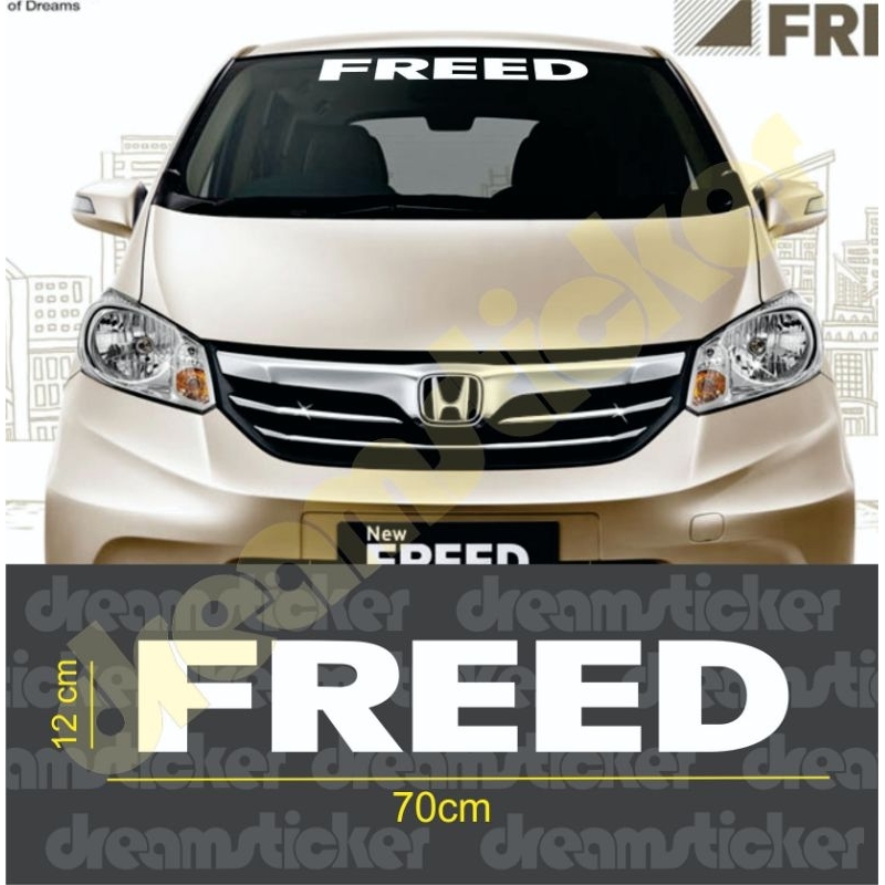 Honda Freed Car Windshield Cutting Sticker Windshield Sticker | Shopee ...