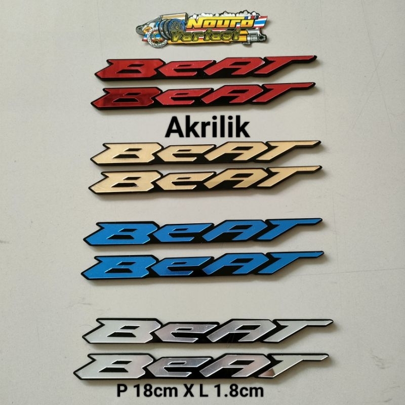 Quality embossed embossed acrylic Honda Beat Emblem | Shopee Philippines