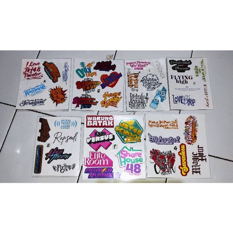 [READY] Latest JKT48 pack Sticker single theater logo event Sticker ...