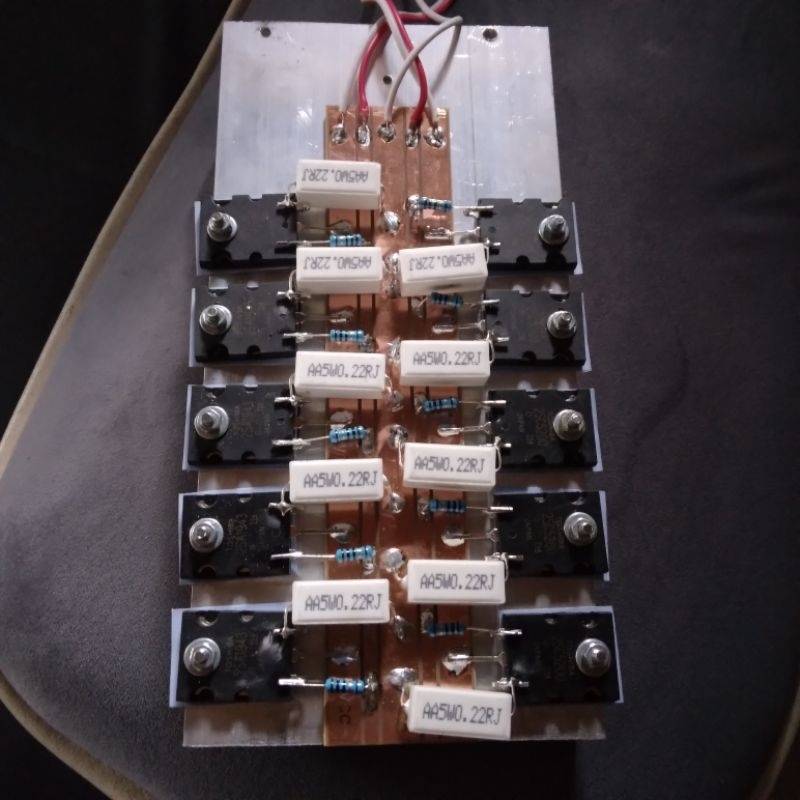 Cooling Heatsink plus final 5 sets without Transistor drivers TOSHIBA ...