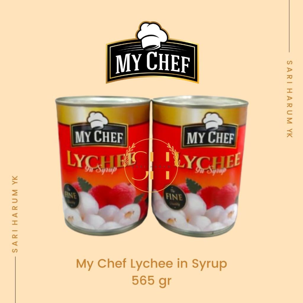 Canned lychee fruit | Canned fruit | Lychee | My Chef Lychee in Syrup ...