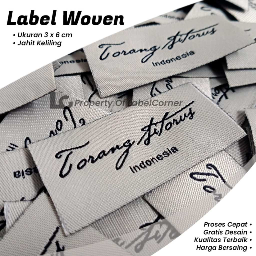 Best Production Of Premium Woven Damask Labels Color Custom Woven Shirt ...