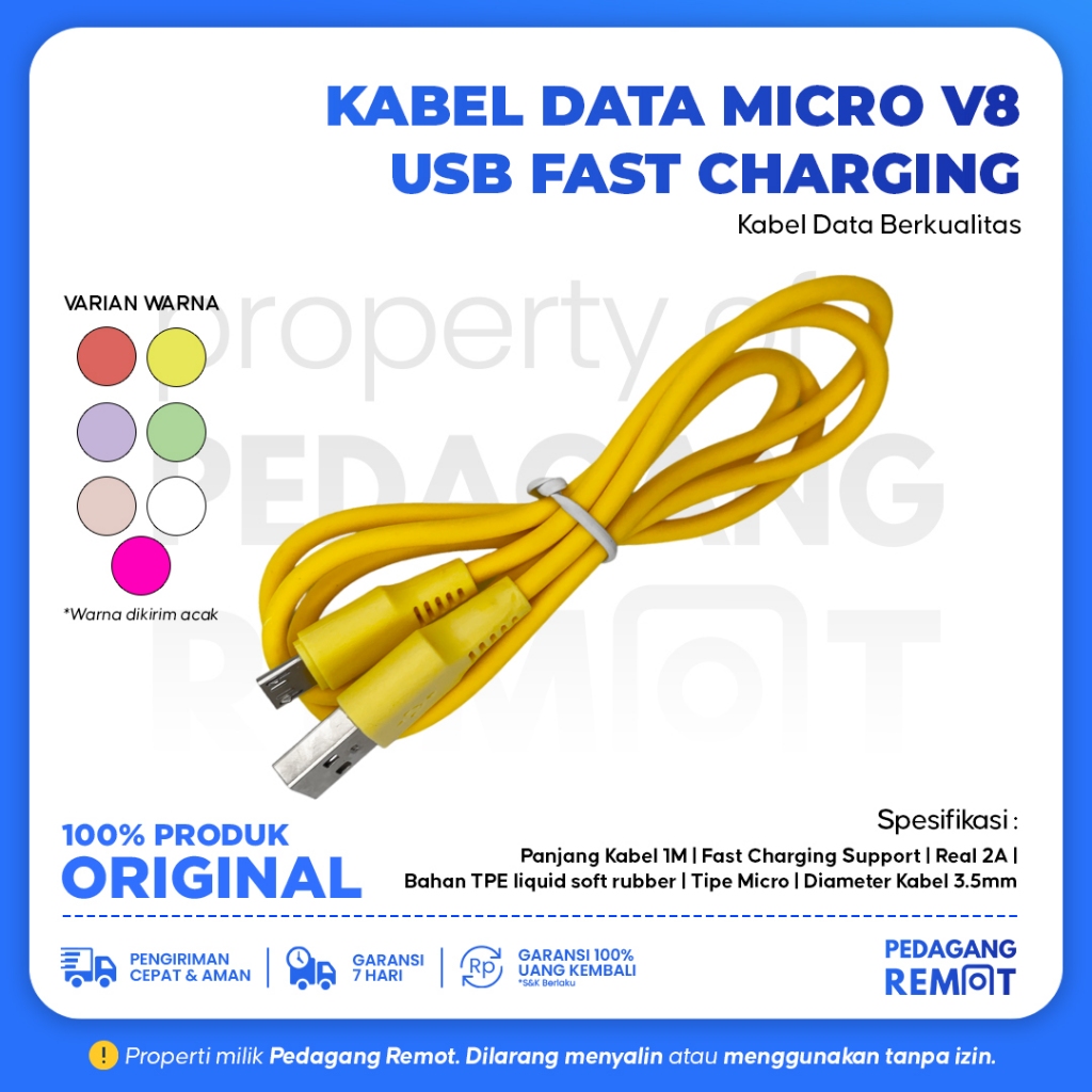 Micro V8 USB Fast Charging Data Cable | Shopee Philippines