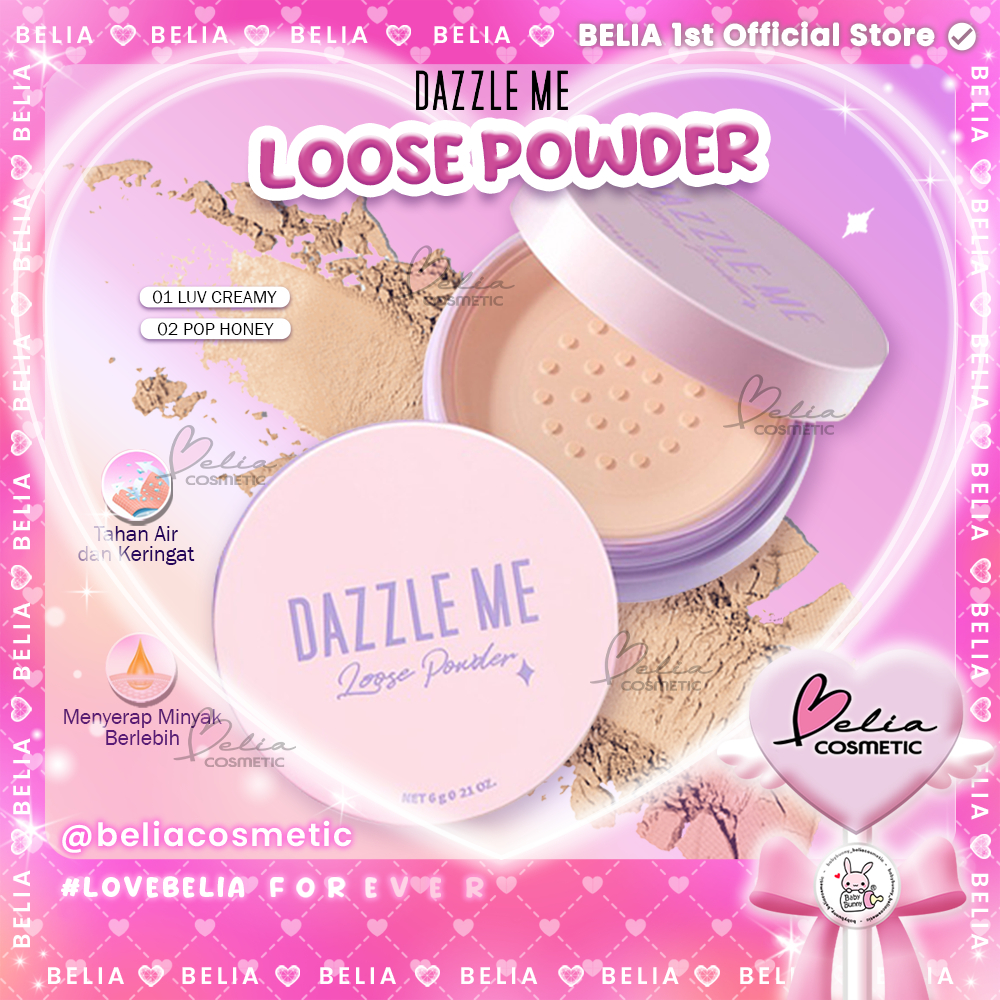 Belia DAZZLE ME Always Setting Loose Powder BPOM | Super Soft Smooth ...