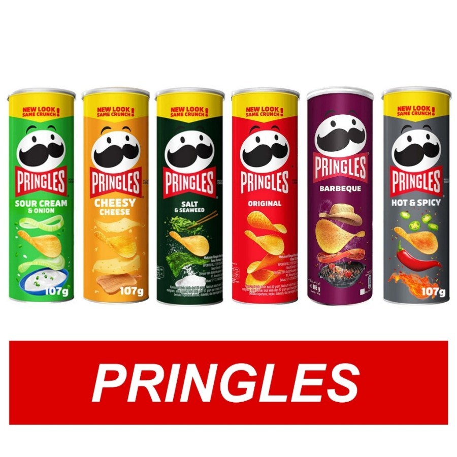 Pringles POTATO CHIPS/POTATO CHIPS 102 gram ALL Variant | Shopee ...
