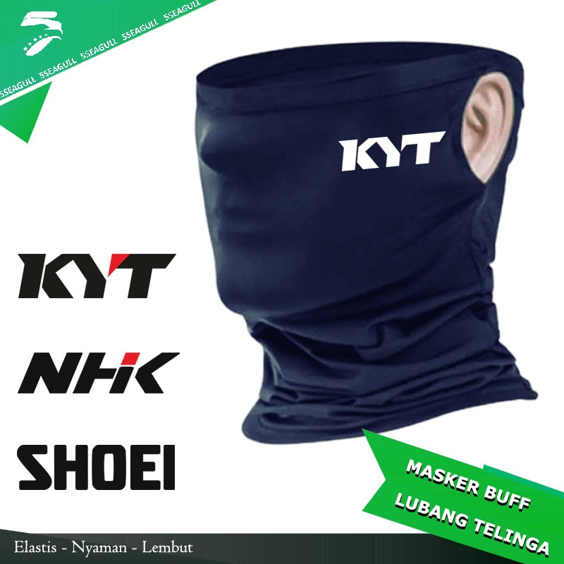 Kyt NHK NAVY Ear Hole BUFF Mask/Face Protective BUFF Mask/Mask/Ear Hole ...