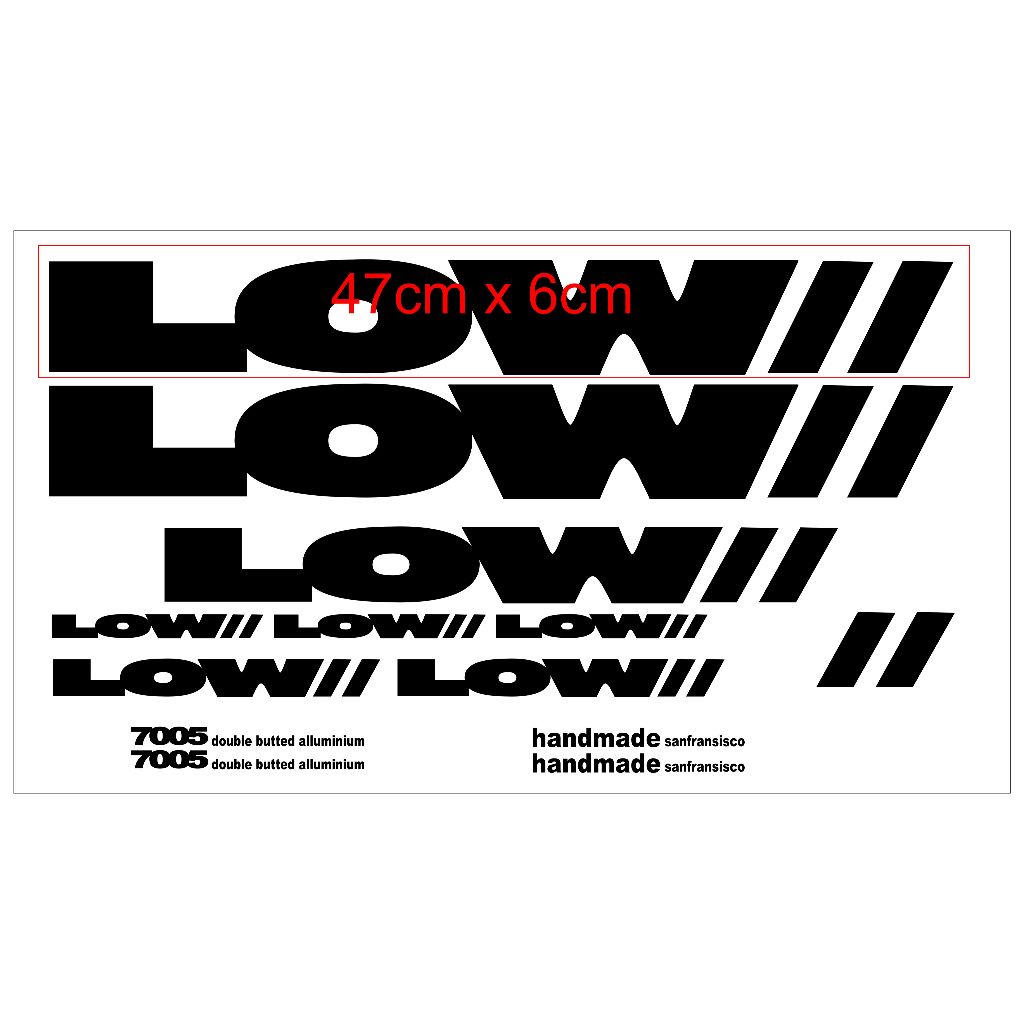 Cutting FIXIE LOW BIKE STICKER | Shopee Philippines