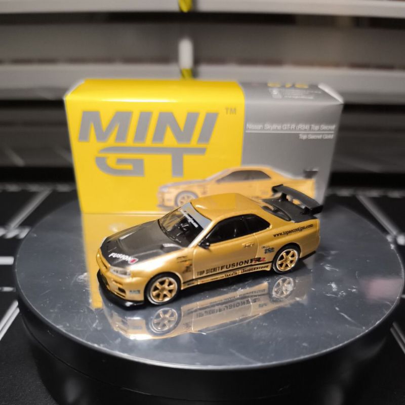 Mini gt nissan r34 gtr top secret 676 | Shopee Philippines