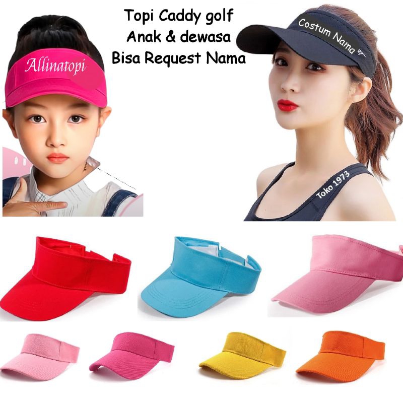 Golf Caddy Hats for Children and Adults with Free Name Embroidery ...