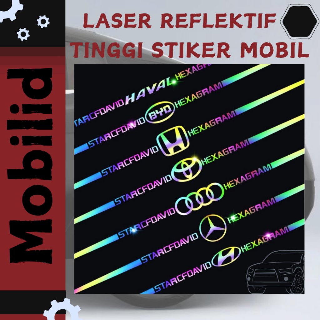 Hologram 3D Car Stickers 3D Hologram Car Stickers 60cm Car Stickers ...