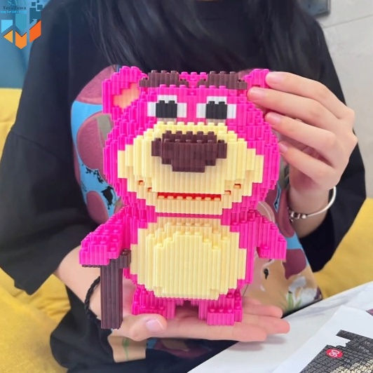 Hurry up and buy SMY Nano Blocks LOTSO BEAR 3D Model Toys Building ...