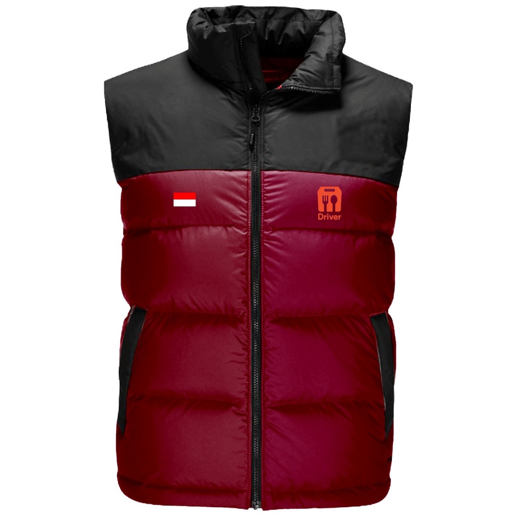 Men's Parachute vest shopeefood waterproof taslan driver vest shopee ...